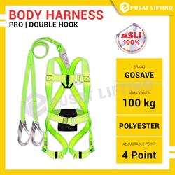 Jual Body Harness Safety Double Hook Absorber Gosave Pro Big Hook Full Body - Jakarta Barat ...