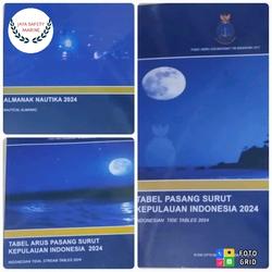 Promo Buku PASUT 2024, Tabel Pasang Surut, Tabel Arus Pasang Surut, Almanak - Jakarta Utara ...