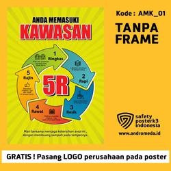 Jual Safety poster K3 : Kawasan 5R_60x80 cm - Kota Bandung - Safety ...