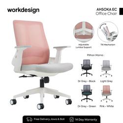 Promo Workdesign - Ahsoka PC Kursi Kantor / Kursi Kerja Ergonomis - D Grey-B Green Cicil 0% 3x ...