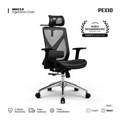 Promo Pexio Mike Kursi Kantor Ergonomis Hitam - Versi 2.0 Mesh Cicil 0% ...
