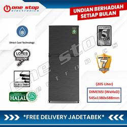 Promo Sharp Kulkas 2 Pintu SJ-236MN-HS Kirei Series Dark Silver ...