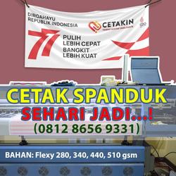 Jual cetak spanduk flexy banner / Print flexi baliho / backdrop billboard - Flexi 340 gsm ...