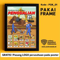 Jual Safety Poster Slogan K3 Jadikan Safety Sebagai Budaya Keselamatan ...