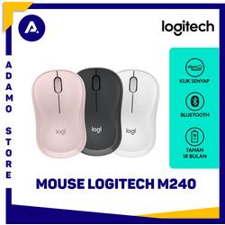 Promo Logitech M240 Mouse Wireless Bluetooth Silent Click - Off White ...