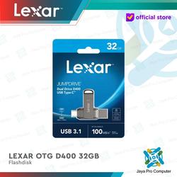 Promo Lexar Flashdisk JumpDrive DualDrive D400 OTG 32GB USB-C 3.1 ...