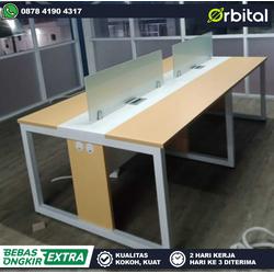 Jual Workstation kantor 4 stair - 240 x 120 x 75 cm - Meja kerja 4 ...