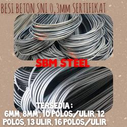 Jual BESI BETON POLOS 8 MM FULL SNI PANJANG 12 M - Kota Tangerang - SBM ...