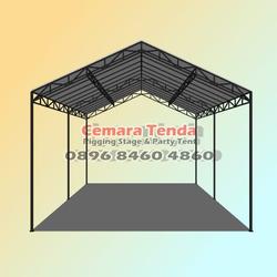 Jual Tenda pesta hajatan | Satu set rangka Tenda ukuran 10 X 12 Meter ...