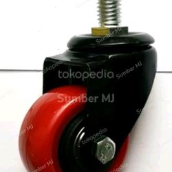 Jual Roda Pu Screw 2 inch drat (2polos 2rem) - Jakarta Barat - Toko ...