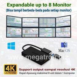 Jual Multiple Monitors Display USB 3.0 Multiviewer Extend Display 2 ...