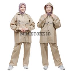 Promo JAS HUJAN PRIA WANITA BAHAN TEBAL ELASTIS TERBAIK ORIGINAL BY AKULA - Hitam, XXL - Kab ...