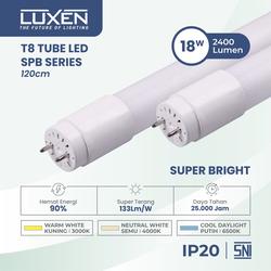 Jual Luxen Lampu TL LED T8 Super Bright 18w 120cm Lampu TL 18 Watt 18w ...