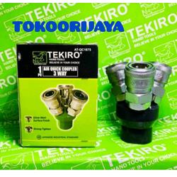 Jual Quick Coupler Double Cabang 2 Way SF20 PF20 (tekiro,nankai,benz ...