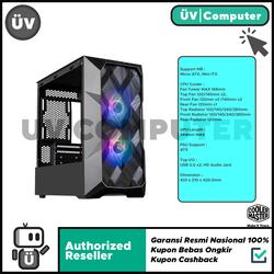 Promo Cooler Master MasterBox TD300 Mesh Mini Tower PC Case - Black ...