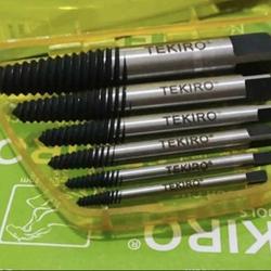 Jual Tekiro Tap Balik set 6pcs Screw Extractor Pembuka Baut Patah Kran ...