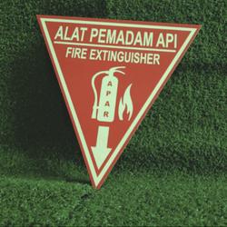 Jual Sign Akrilik Cara Penggunaan APAR (Background Merah) - 15cm x 20cm ...