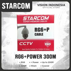 Jual KABEL CCTV RG6+ POWER STARCOM 100M HITAM - Jakarta Barat - CCTV MASTER | Tokopedia