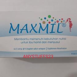 Jual MAXMIL MULTIVITAMIN IBU HAMIL MENGANDUNG 18 VITAMIN - Kota ...