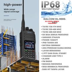 Promo HT DALCOM JAPAN DL-9000 DUAL BAND IP68 WATERPROOF - Kab ...
