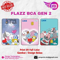 Promo Custom Kartu FLAZZ BCA 2 sisi Bisa Design Sendiri Gambar Bebas ...