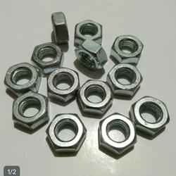 Jual M10 x 1.50 Mur Besi Galvanis Putih Nut Only Hexagon 10 mm Kunci 17 ...