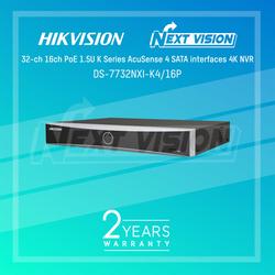 Jual DS-7732NXI-K4 - HIKVISION NVR 32CH ACUSENSE 4K FACE CAPTURE 4 SLOT ...