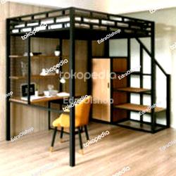 Jual MEZZANINE LOFT UPPER BUNK BED RANJANG BESI TINGKAT COSTUM ...