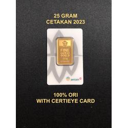 Jual Logam Mulia LM Press 25gr 25g 25 Gram Batangan Emas ANTAM ...