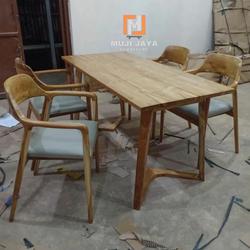 Jual meja makan minimalis set 4 kursi balero kayu jati - Kab. Jepara - Muji_Jaya_Furniture ...