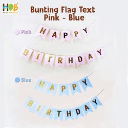 Jual B01 Banner Happy Birthday Ulang Tahun Bunting Flag Ultah Spanduk ...