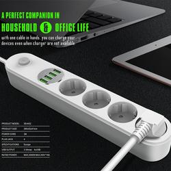 Jual LDNIO SE6403 stop kontak 6 lubang plus 4 USB - Jakarta Barat - Tan Patoko | Tokopedia