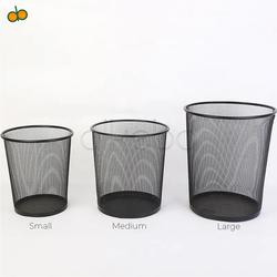 Promo Tempat Sampah Keranjang Jaring Besi Tong Bulat Metal Trash Bin ...