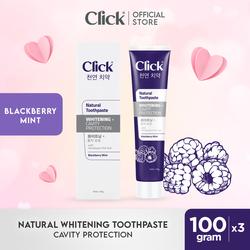 Promo Click Natural Toothpaste Whitening + Cavity Protection Twin Pack ...