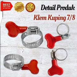 Jual Klem Selang Air Kuping Klip Selang Gas Radiator Hose Clamp ...