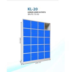Jual Lemari Besi / Loker Besi / Rak Helm - Kozure - KL-20 - Kota ...
