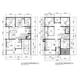 Jual Desain denah, Layout Plan rumah 2D & 3D - Jakarta Selatan - Arch3D ...