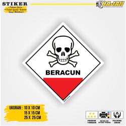 Jual STIKER SIMBOL LABEL K3 LIMBAH B3 HAZMAT BERACUN / TENGKORAK ...