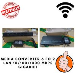 Jual Media converter Gigabit 10/100/1000 Mbps FO to LAN RJ45 singlemode - Jakarta Barat ...