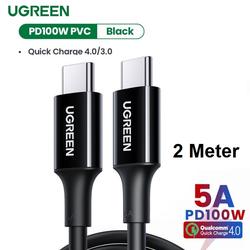 Jual Kabel Data UGREEN USB Type C To Type C PD 5A 100W Fast Charging - 70429 2M - Jakarta Pusat ...