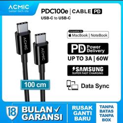 Promo ACMIC PDC100 Power Delivery (PD) 100cm Cable USB Type C to USB ...