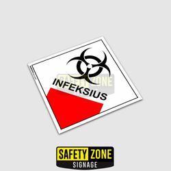Jual STICKER INFEKSIUS / STIKER SIMBOL LABEL K3 LIMBAH B3 HAZMAT - 5X5 ...