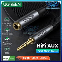 Jual Kabel Aux Extension Audio UGREEN Jack 3.5mm Male To Jack Male/Female - 10532 20CM - Jakarta ...