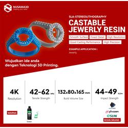 Jual 3D PRINT RESIN / SLA 4K / STANDAR RESIN / PROFESIONAL GRADE - 0.05 ...