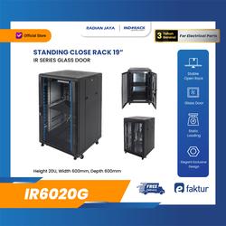 Jual Indorack Close Rack 20U Perforated Door Rak Server Depth 900mm ...