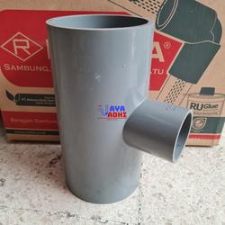 Jual Tee PVC 4" x 2" Rucika AW / PVC Tee 4" x 2" AW / T PVC Rucika AW 4 x 2 - Jakarta Timur - TB ...