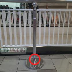 Jual PROMO Standing Barrier Tiang Antrian Railing Stand Pembatas ...