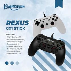 Promo Rexus Gladius GX1 Pro Gaming Gamepad - Joystick / Stick - Black ...