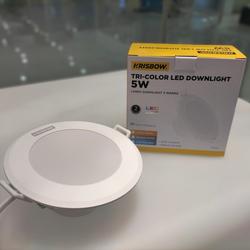 Jual Krisbow Lampu Downlight 3 warna/TRI-COLOR DOWNLIGHT Led 7 Watt ...