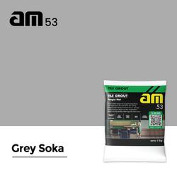 Jual AM 53 ABU ABU TILE GROUT / SEMEN KERAMIK PENGISI NAT GREY SOKA ...